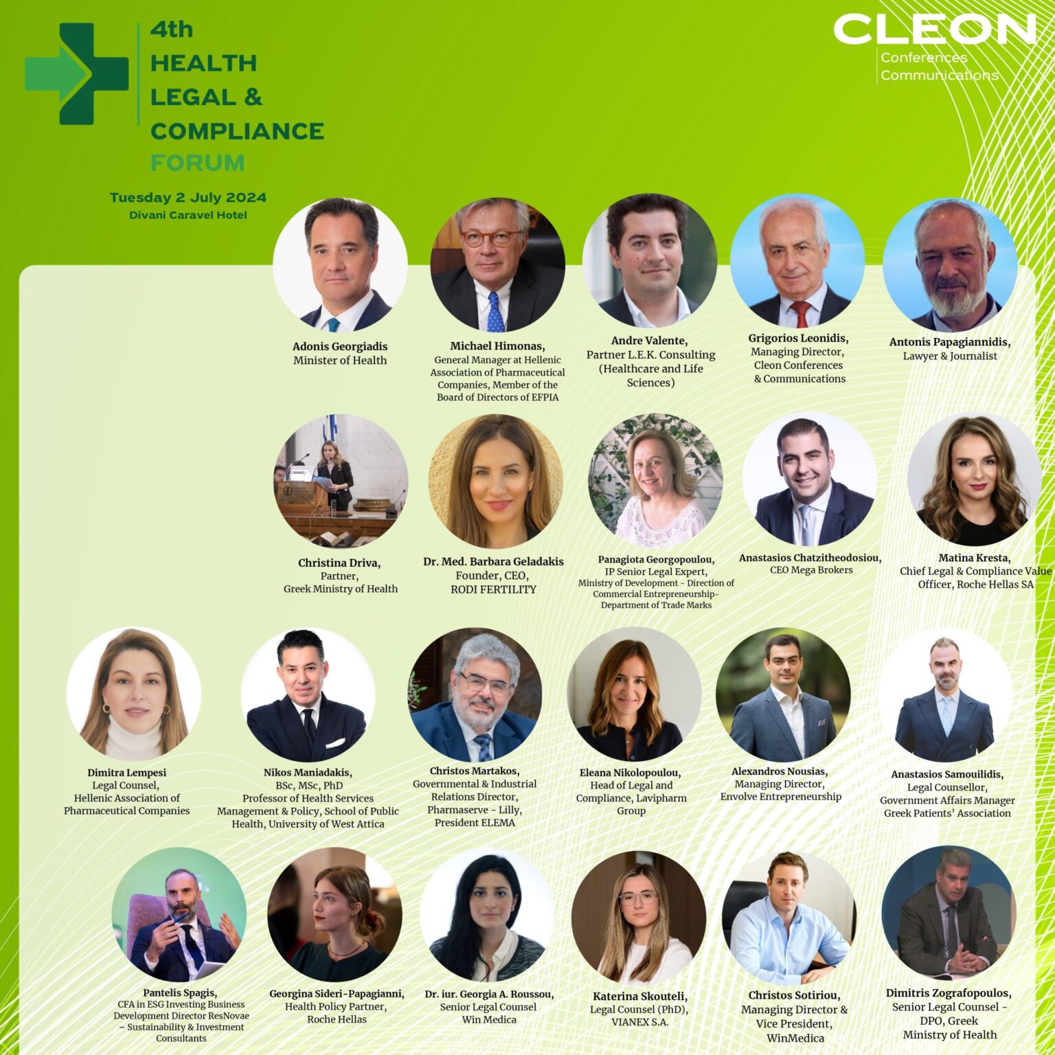 4th Health Legal & Compliance forum - Cleon